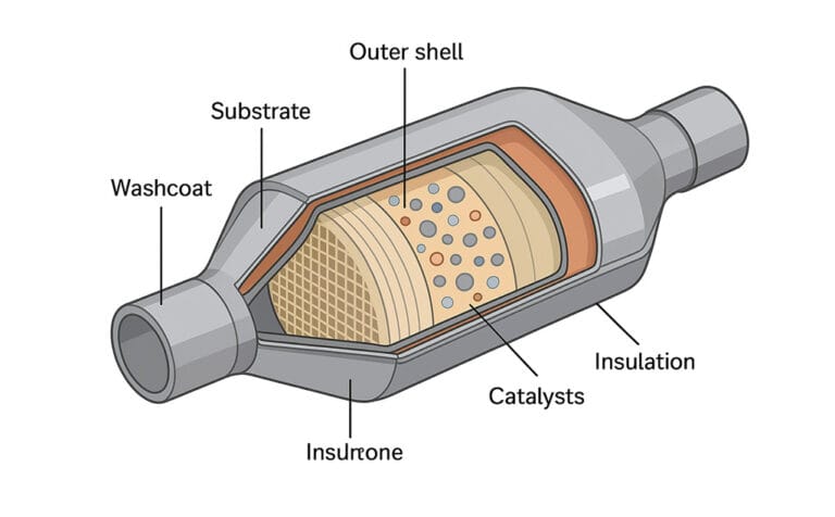 What’s Inside A Catalytic Converter? (Parts & Precious Metals)